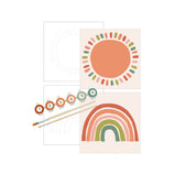 Sun + Rainbow Paint by Number Kit – Breathe People